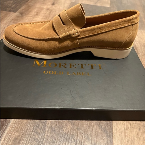 Jos. A. Bank | Shoes | Moretti Gold Label Tan Suede Mens Loafers | Poshmark